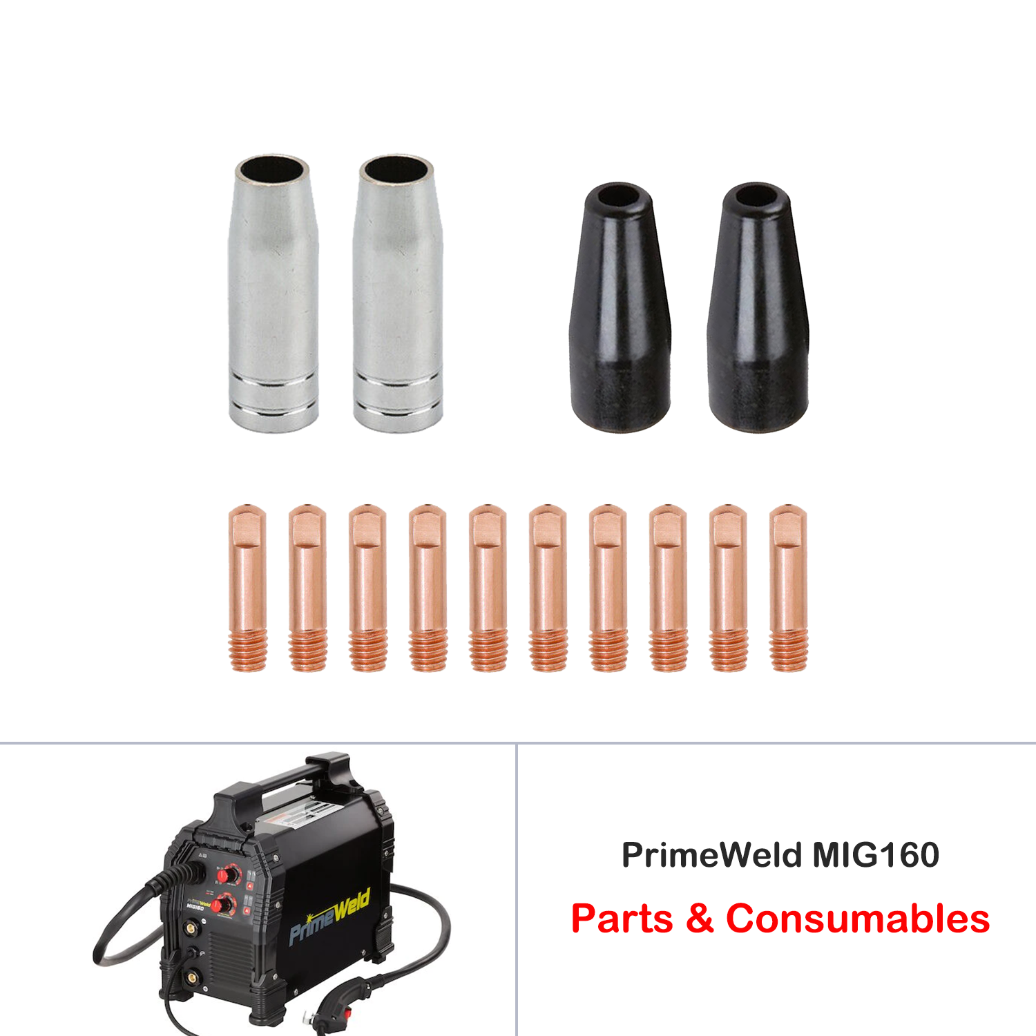 PrimeWeld MIG160 MIG Welder Parts – Smart Weld
